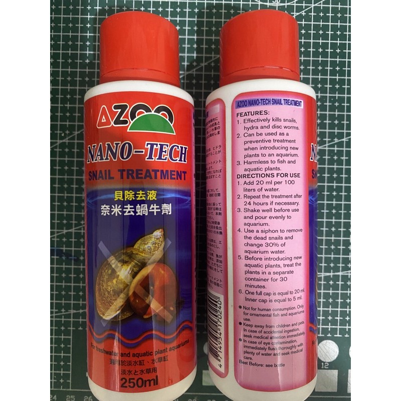 Azoo Nano-Tech 250ml (Snail Treatment/ Anti-Snail) | Shopee Philippines