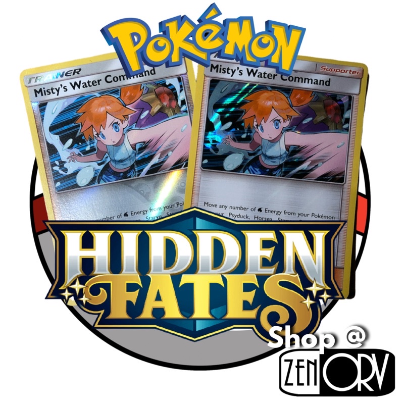 Hidden Fates Reverse Holographic Rev Holo Trainer Single Pokemon Cards ...
