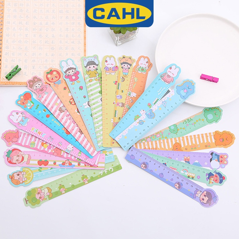 Cute Cartoon Magnetic Soft Ruler Drawing Tool Multifunctional Folding ...