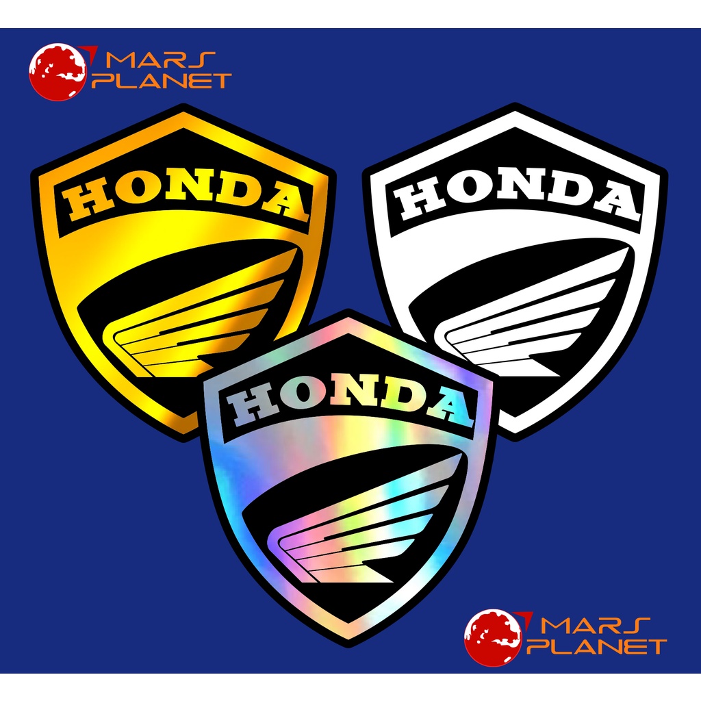 HONDA STICKER DECAL MOTORCYCLE EMBLEM | Shopee Philippines