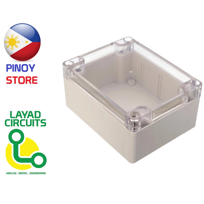 Plastic Enclosure Box DIY Arduino Electronics transparent 115x90x55mm ...