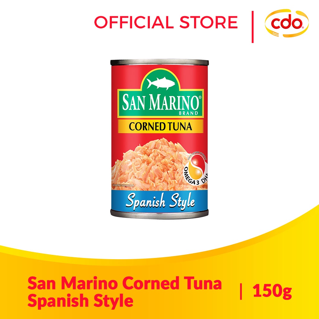 SAN MARINO Corned Tuna Spanish Style 150g | Shopee Philippines