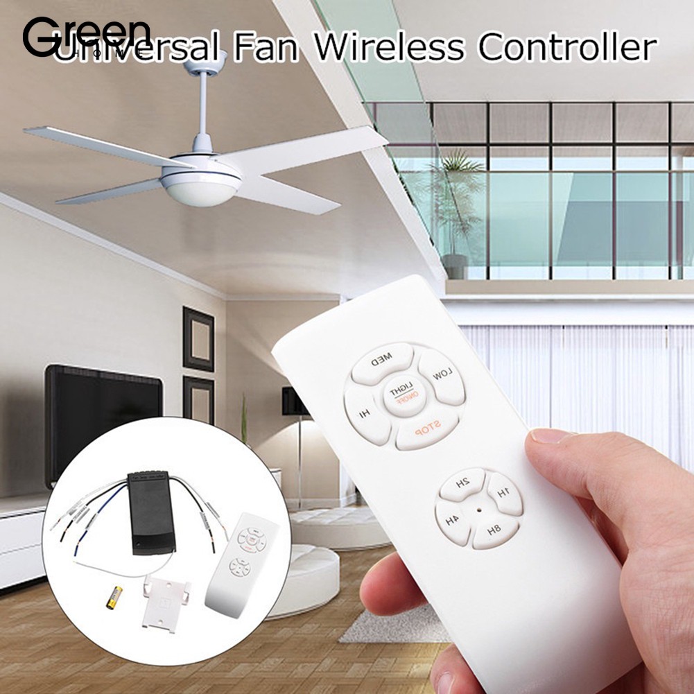 Greenhome Universal Ceiling Useful Fan Remote Kit Receiver Home Tool ...