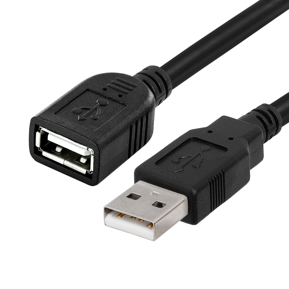 USB 2.0 Male to Female USB Cable 1.5m/3m Extender Cord Wire Super Speed ...
