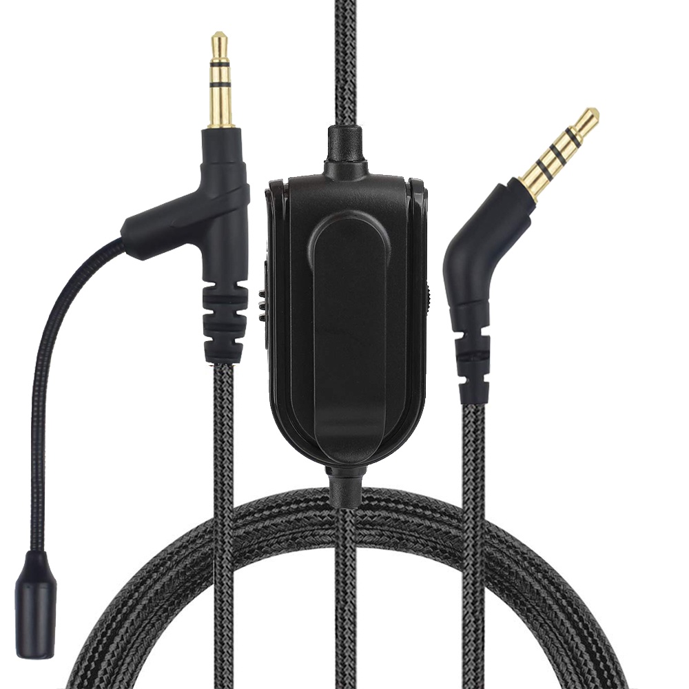 Replacement Cable Extension Cord External Microphone Mic Mute Volume ...