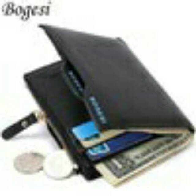 PREMIUM Men's Imported Short Folding Leather Wallet Quality BOGESI Coin ...
