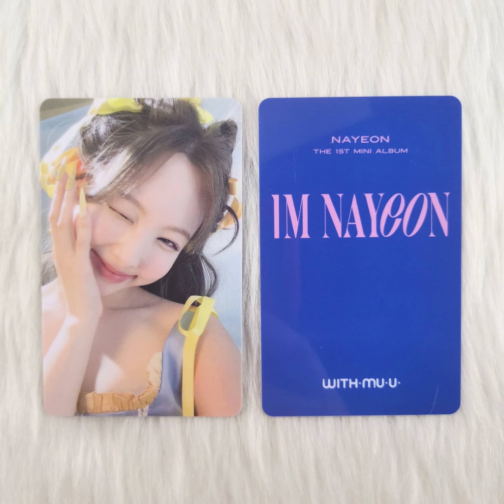 Nayeon Official Photocard POB Withmuu Luckydraw Twice | Shopee Philippines