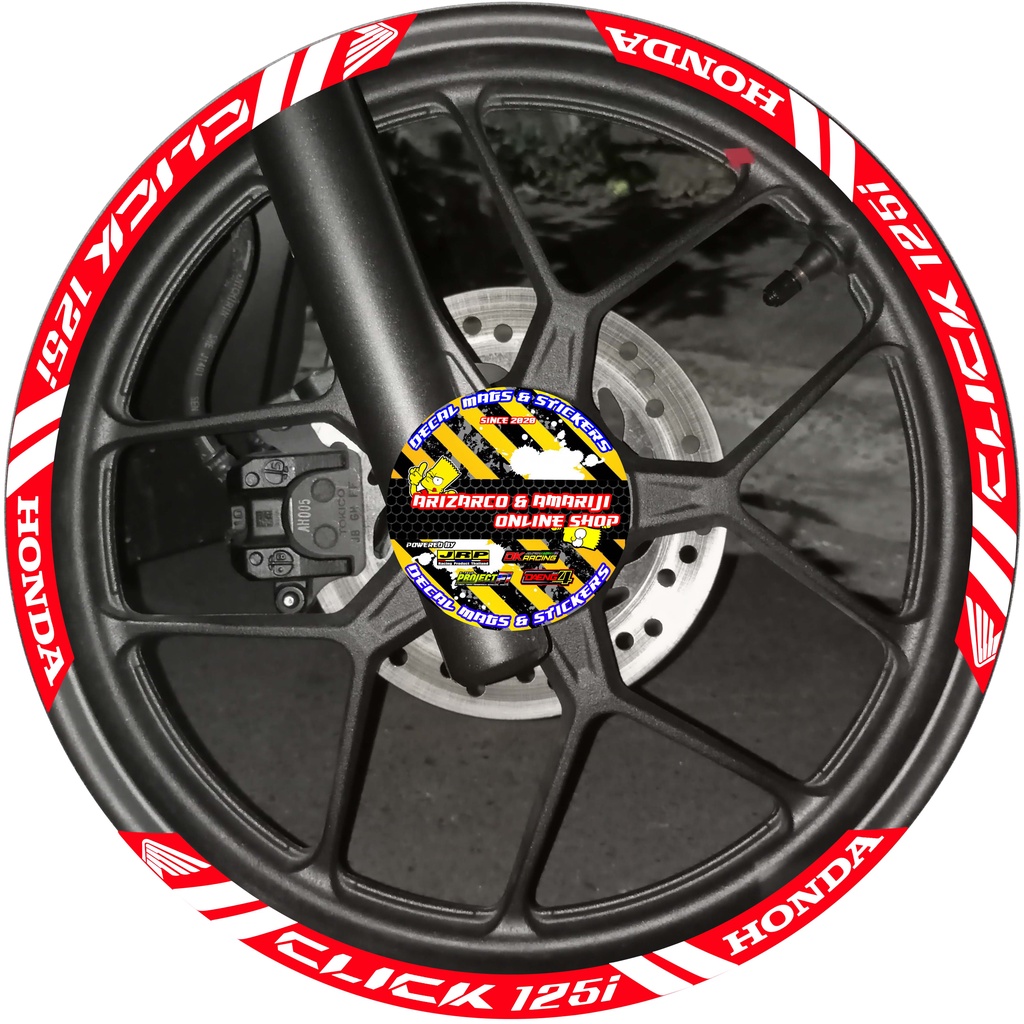 HONDA CLICK 125i Decal Mag Sticker PRINTED VERSION - 1 SET FRONT AND ...