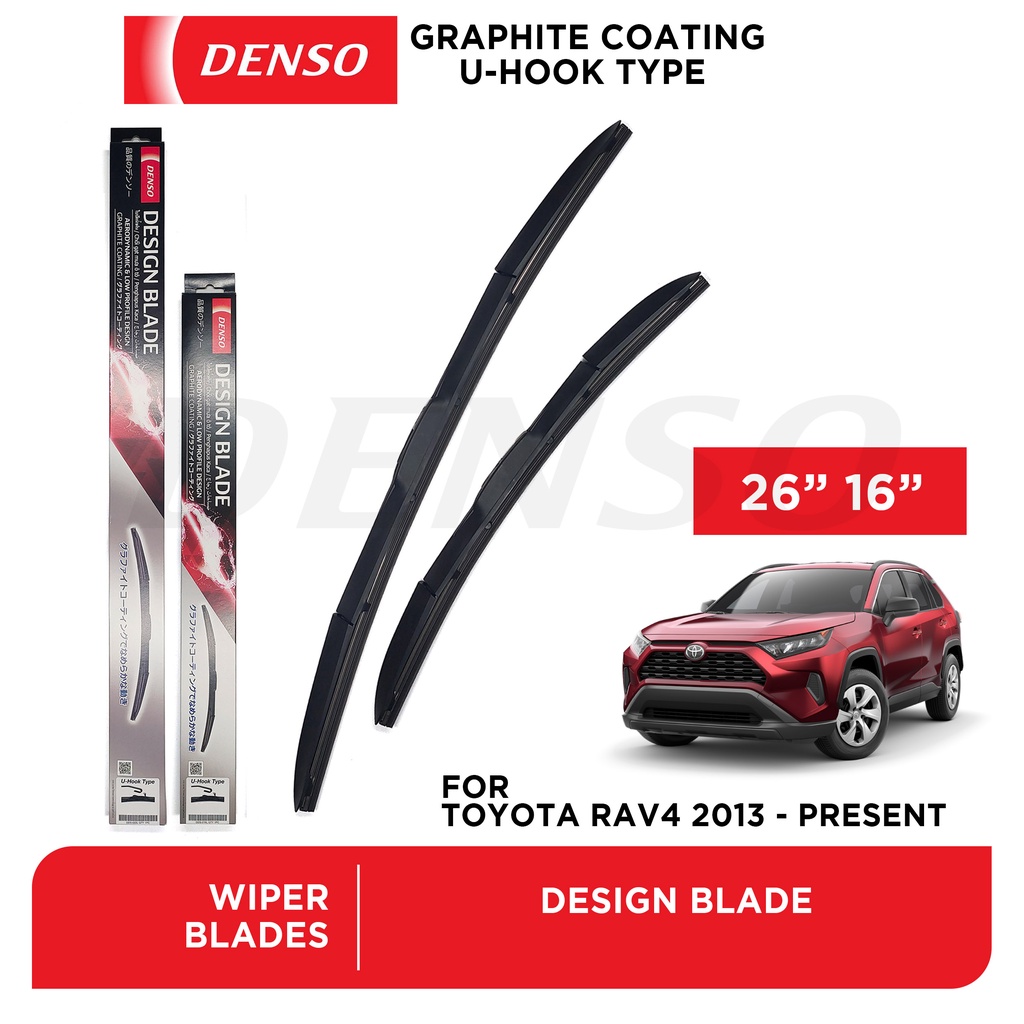 DENSO Wiper Blade 26" 16" for Toyota RAV4 2013 - Present with Graphite ...