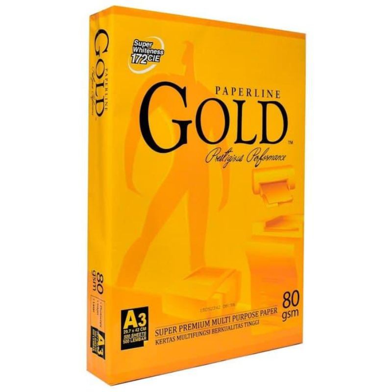 PAPERLINE GOLD 80GSM (A3 SIZE) COPY PAPER in Box | Shopee Philippines