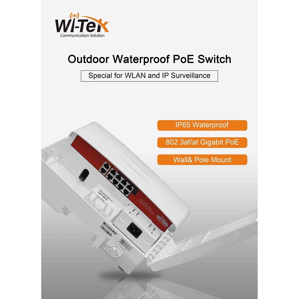 Wi-Tek WI-PS210G-O Outdoor Weatherproof PoE Switch | Shopee Philippines