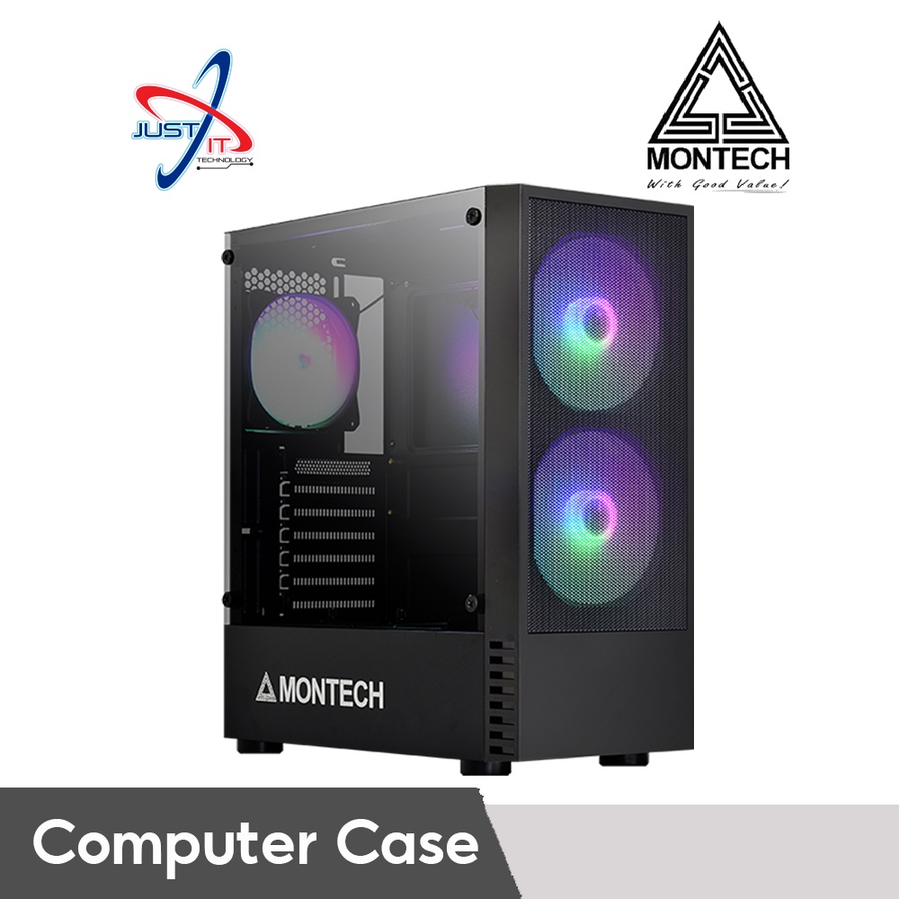 Montech X2 Mesh RGB ATX Gaming Case - Black | Shopee Philippines