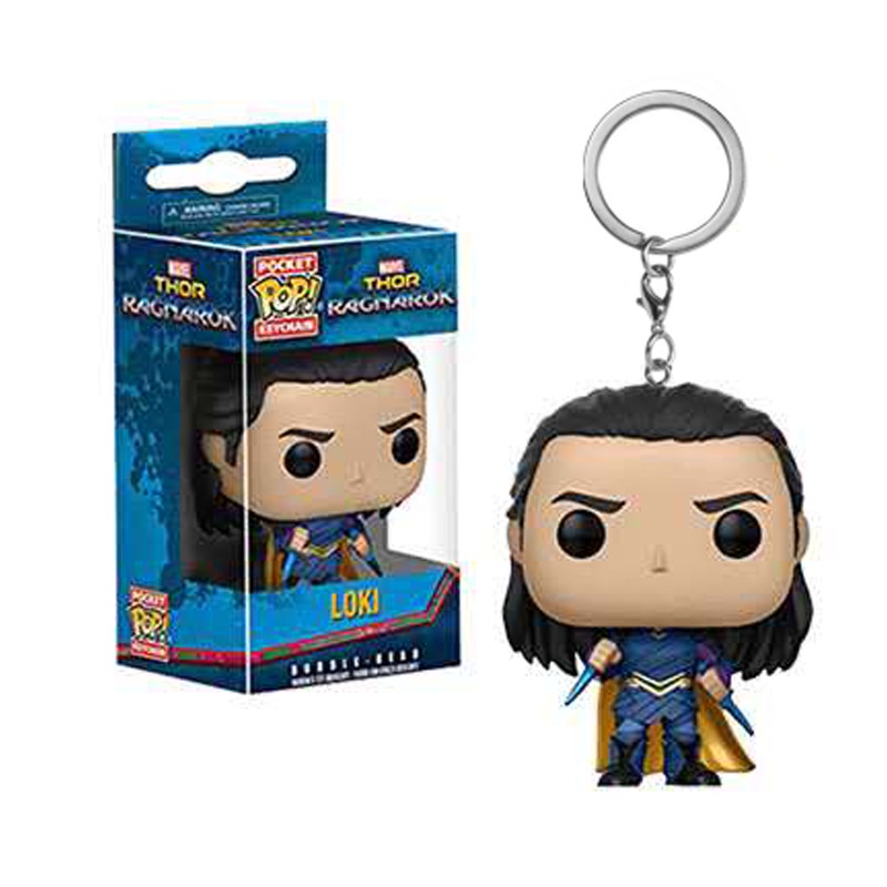Funko Pop Keychain Marvel Avengers Star Wars Action Figure Thor Loki ...