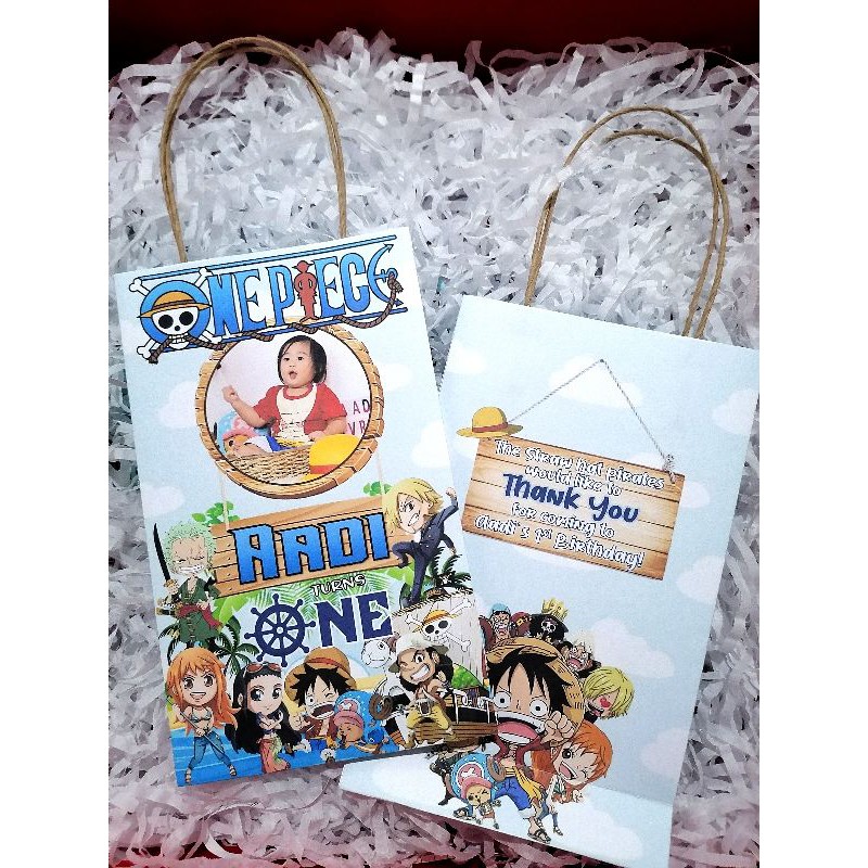 PERSONALIZED ONE PIECE THEMED LOOT BAGS | Shopee Philippines