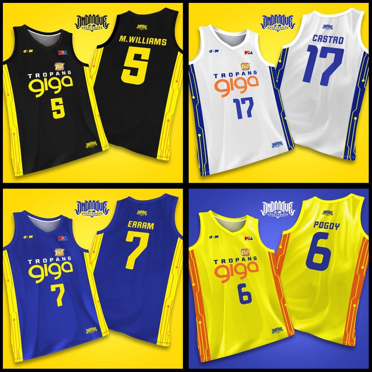 FREE CUSTOMIZE OF NAME AND NUMBER TNT Tropang Giga PBA Jersey Full ...