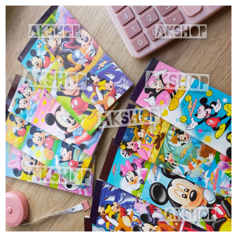 Minnie&Mickey Super Affordable Memo Notepad | Shopee Philippines