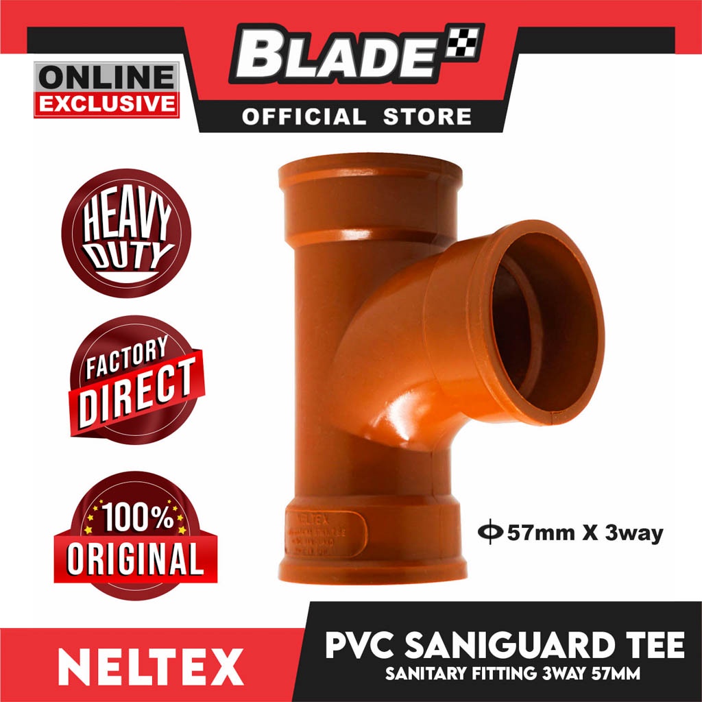 Neltex Saniguard PVC Fitting Tee 57mm x 57mm | Shopee Philippines