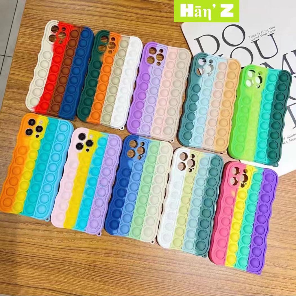 Itel P37 A56 Pro Pop it Fidget Rainbow Silicone Case | Shopee Philippines
