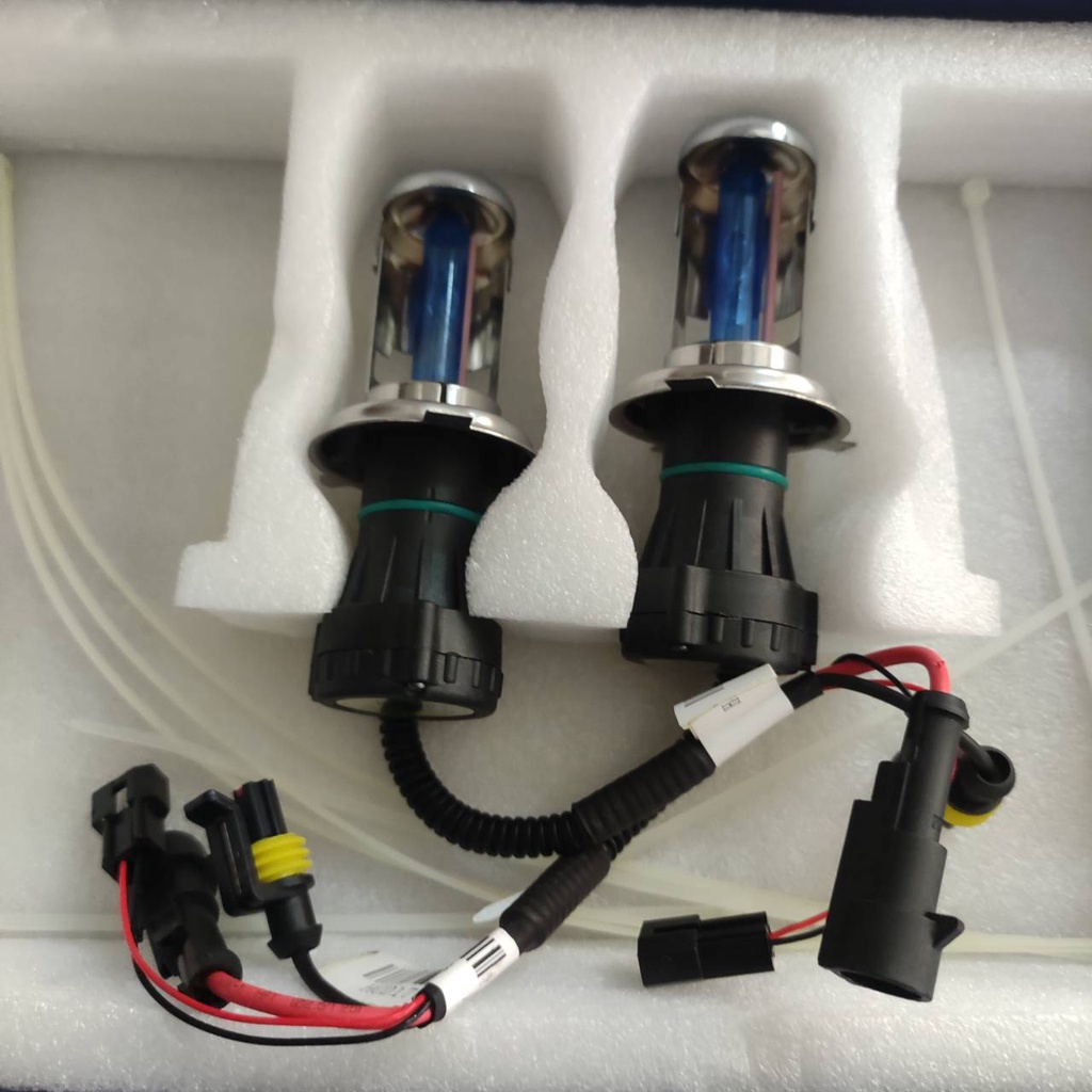 Super blue Color xenon H4slide Lamp Glass Light Bulb Give A Racing Car ...