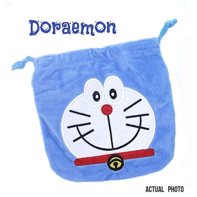Doraemon Multipurpose Drawstring Bag Pouch | Shopee Philippines