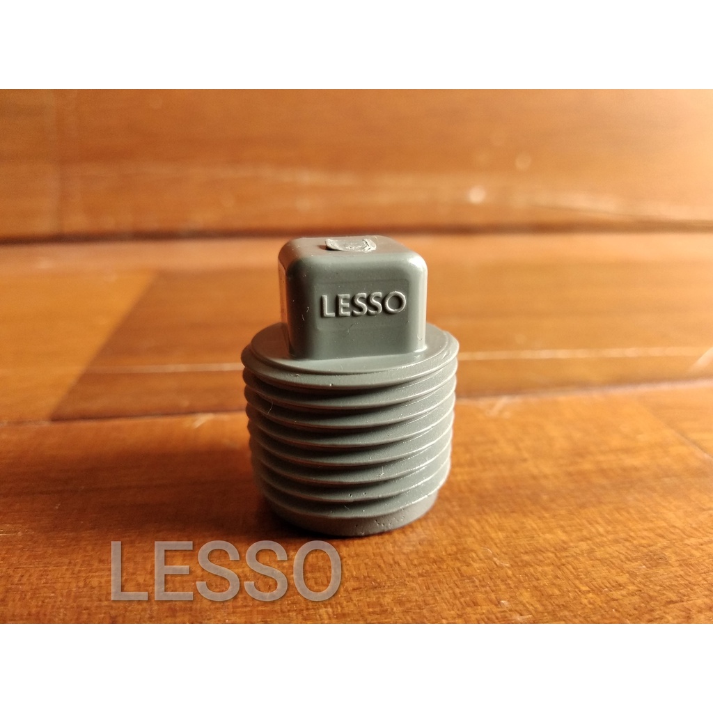 Lesso PVC Plug 1/2" Inch PVC Dop Outer Thread Cover Fitting PVC Pipe ...