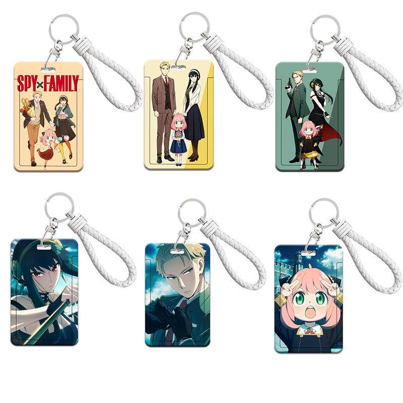 Anime SPYxFAMILY Loid Forger Anya Forger Yor Forger Portable ID Card ...