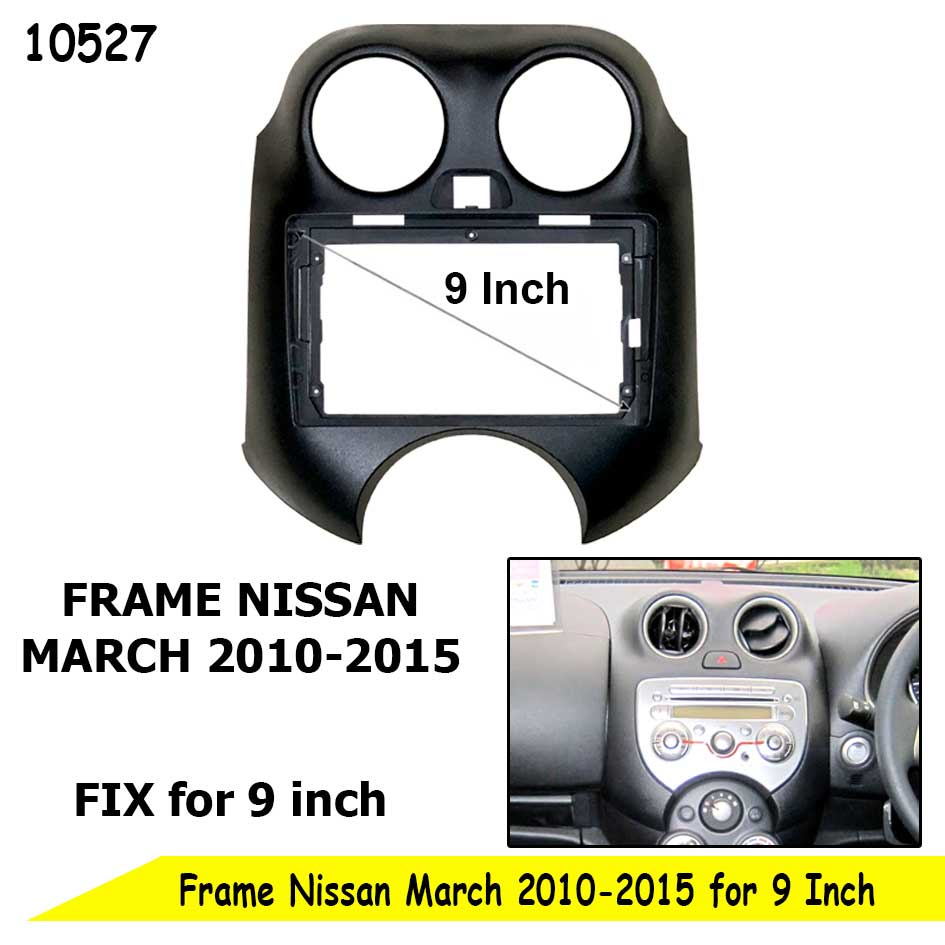 Nissan March 2010-2015 9 Inch Frame Android Car Head Unit | Shopee ...
