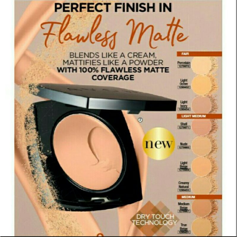 Avon True Color Flawless UltraMatte Flawless Cream-To-Powder Foundation ...