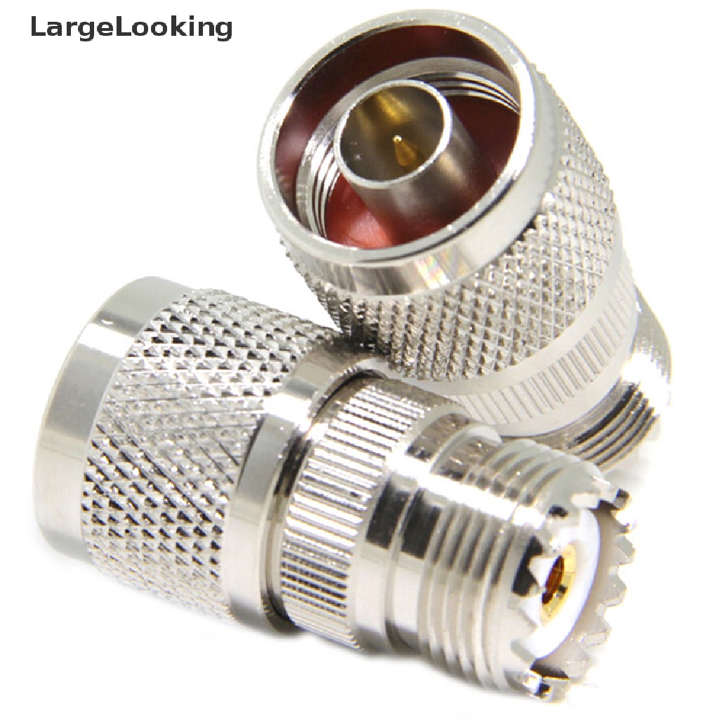 [LargeLooking] 1Pc N Type Male to UHF SO-239 Female Jack Straight RF ...