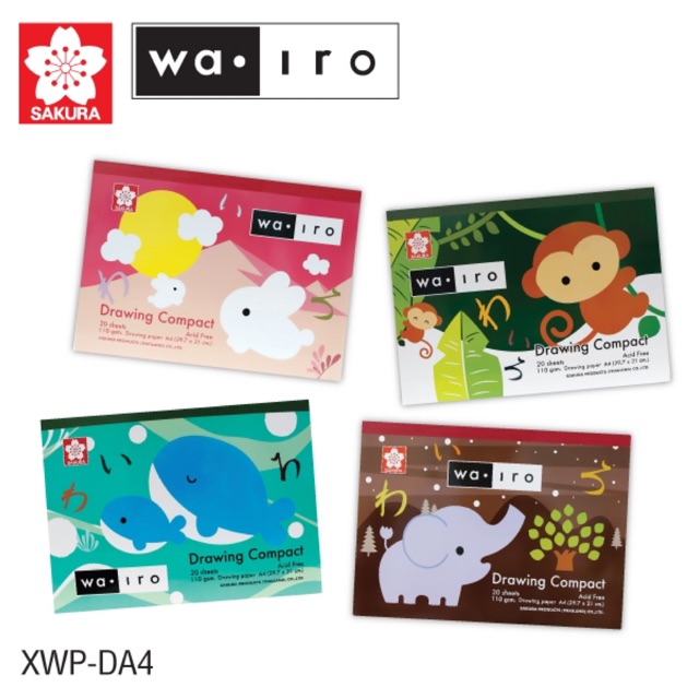 Sakura Wairo A4 I Drawing Book 110gsm 20sheet From Japan | Shopee ...
