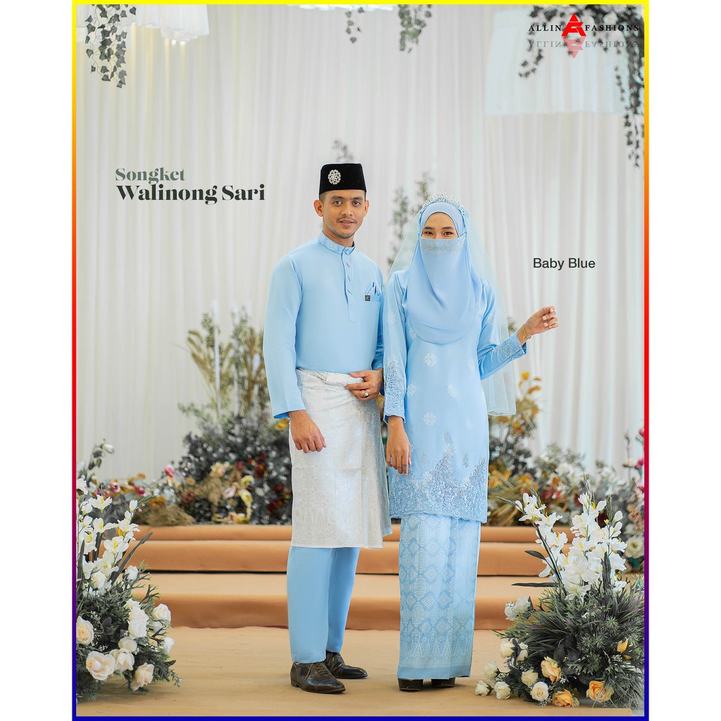 Set Of NIKAH / Building Module SONGKET WALINONG SARI + Clothing ...
