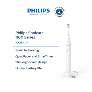 Philips Sonicare 1100 Series HX3641/41 with Quadpacer and SmarTimer ...