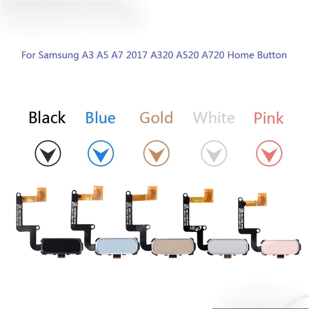 For Samsung Galaxy A3 A5 A7 2017 A320 A520 A720 A320F A520F A720F Touch ID Fingerprint Sensor ...