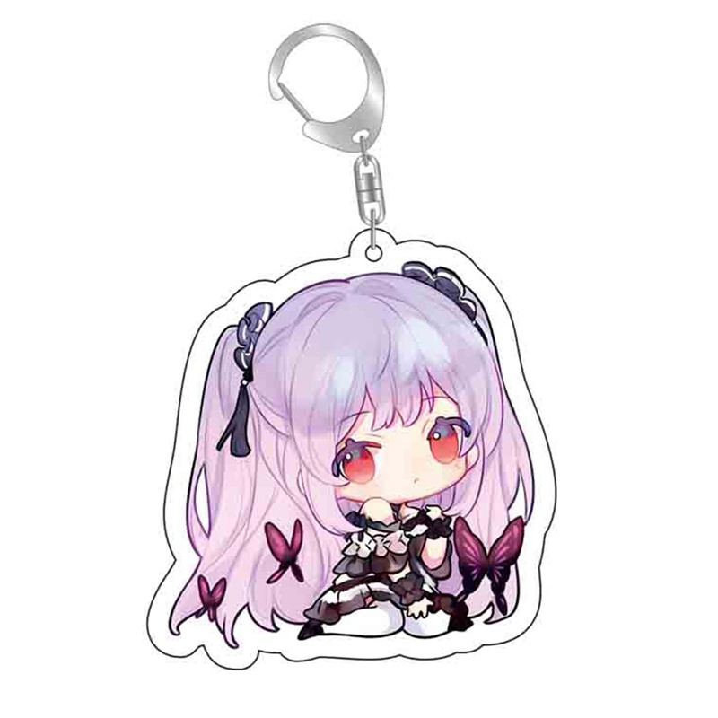 Cute Hololive Vtuber Q Version Figure Keychain Inugami Korone Shirakami ...