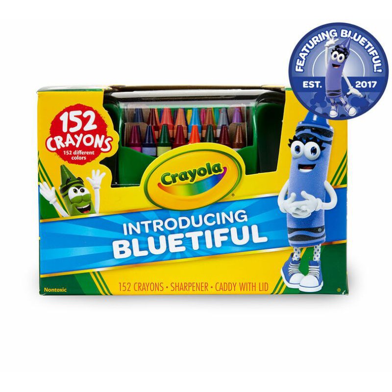 CRAYOLA Ultimate Crayon Collection Featuring Bluetiful Colors, 152 ...