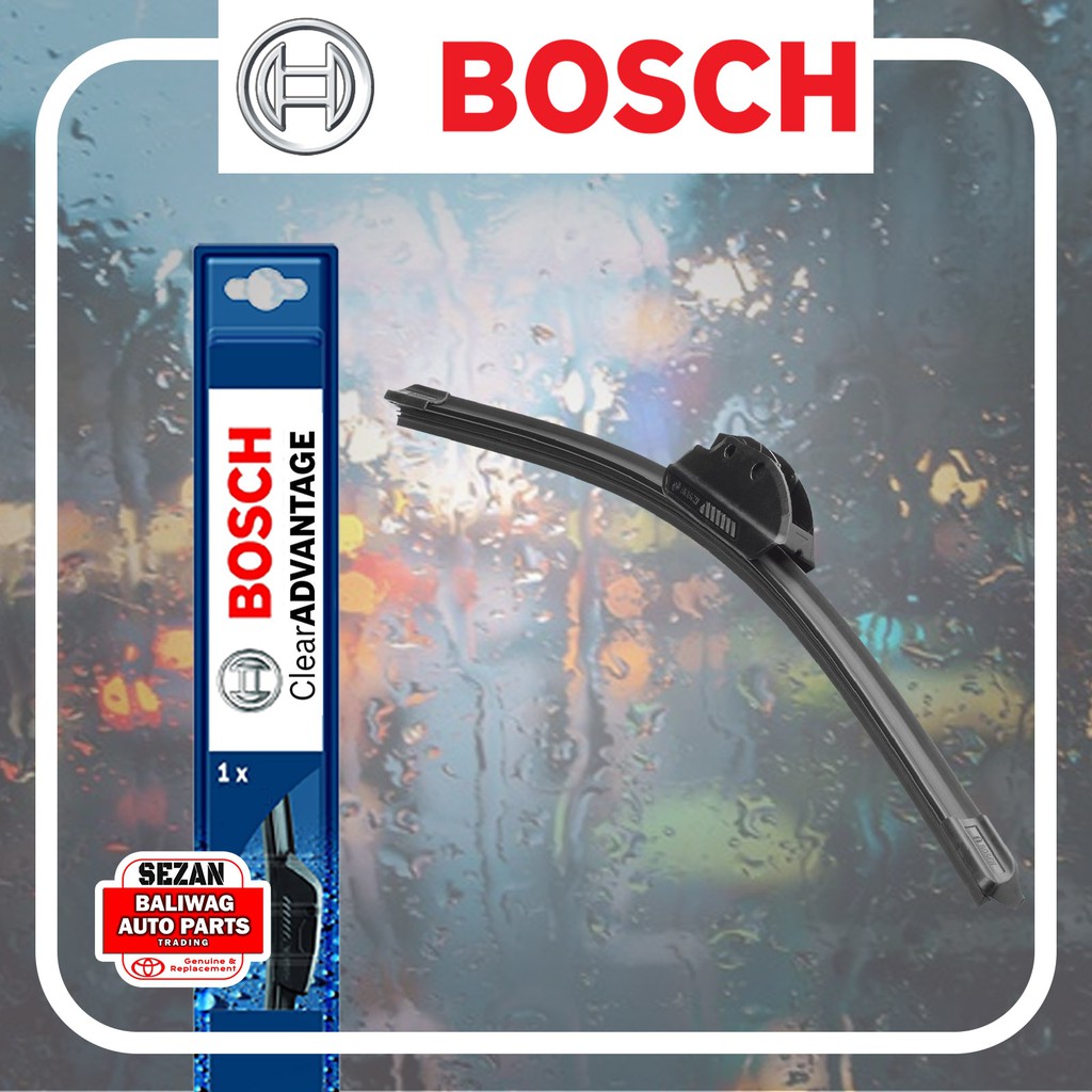 WIPER BLADE HOOK TYPE CLEAR ADVANTAGE BANANA TYPE BCA 14 16 17 18 19 20 21 22 24 26 BOSCH ...
