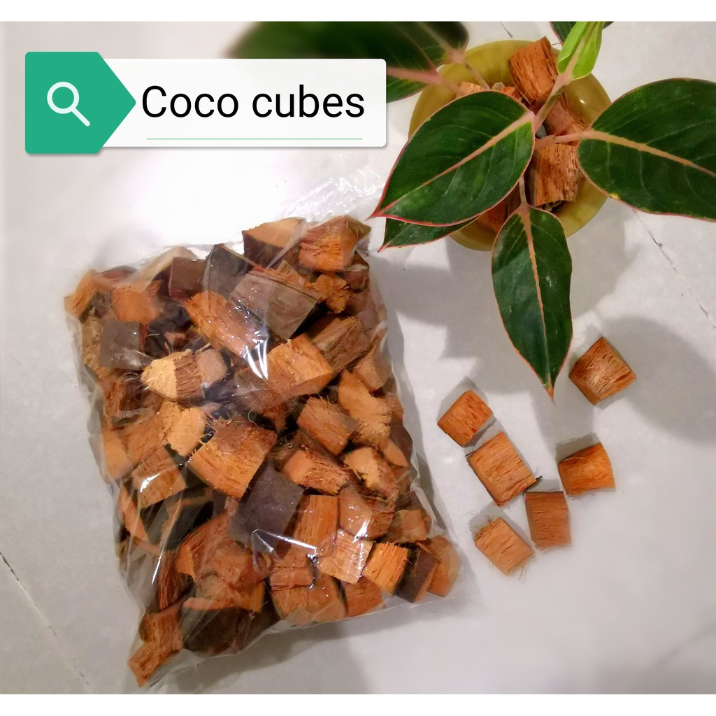 Coco Cubes 450g Coconut Husk, Chips, and Chops | Shopee Philippines