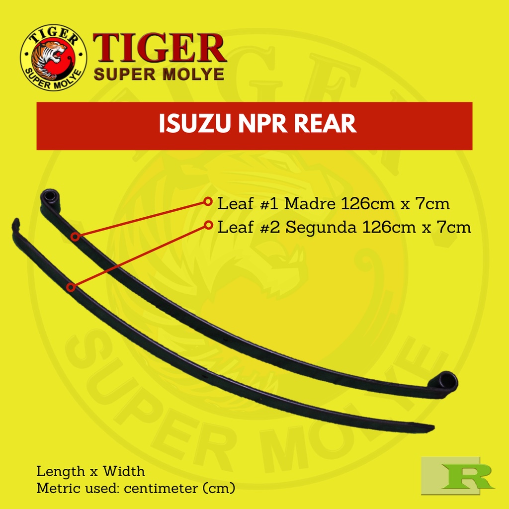 Leaf Spring Molye for Truck Isuzu NPR Rear | Shopee Philippines