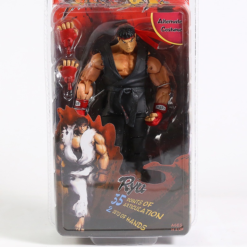NECA Street Fighter Ryu Ken Chun Li Gouki Guile PVC Action Figure ...