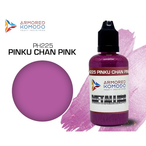 Pinku Chan Pink PH225 50ml Armored Komodo Metallic Pearl Airbrush Paint ...