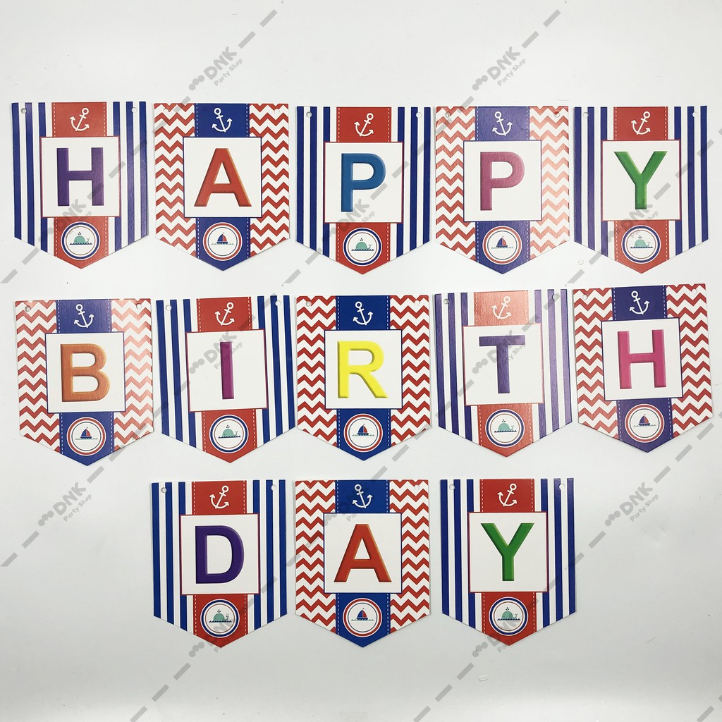 Cutout Flag Hanging Banner Nautical Sailor Ship Sea Captain Happy ...