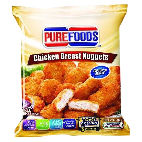Purefoods Frozen Products, Tender Juicy Hotdogs, Vida Bacon, Nuggets ...