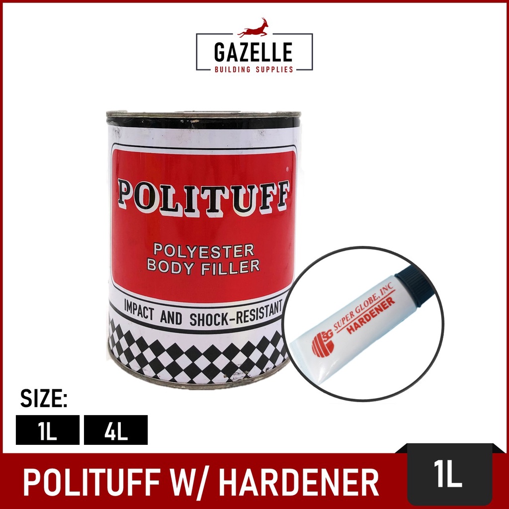Polituff with Hardener Polyester Body Filler Impact & Shock Resistant ...
