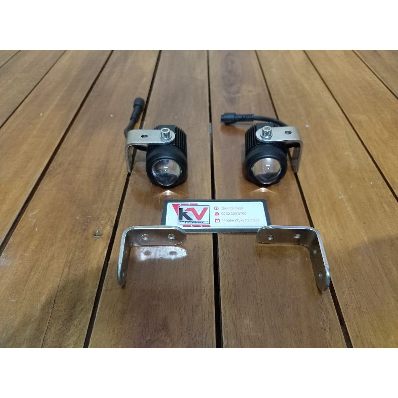 Universal Stainless Mini Driving light bracket (4mm thickness) | Shopee ...