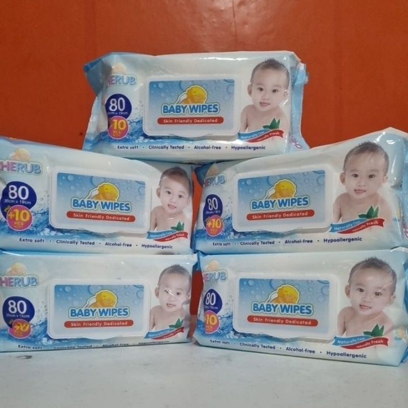 cherub baby wipes (80pulls) | Shopee Philippines