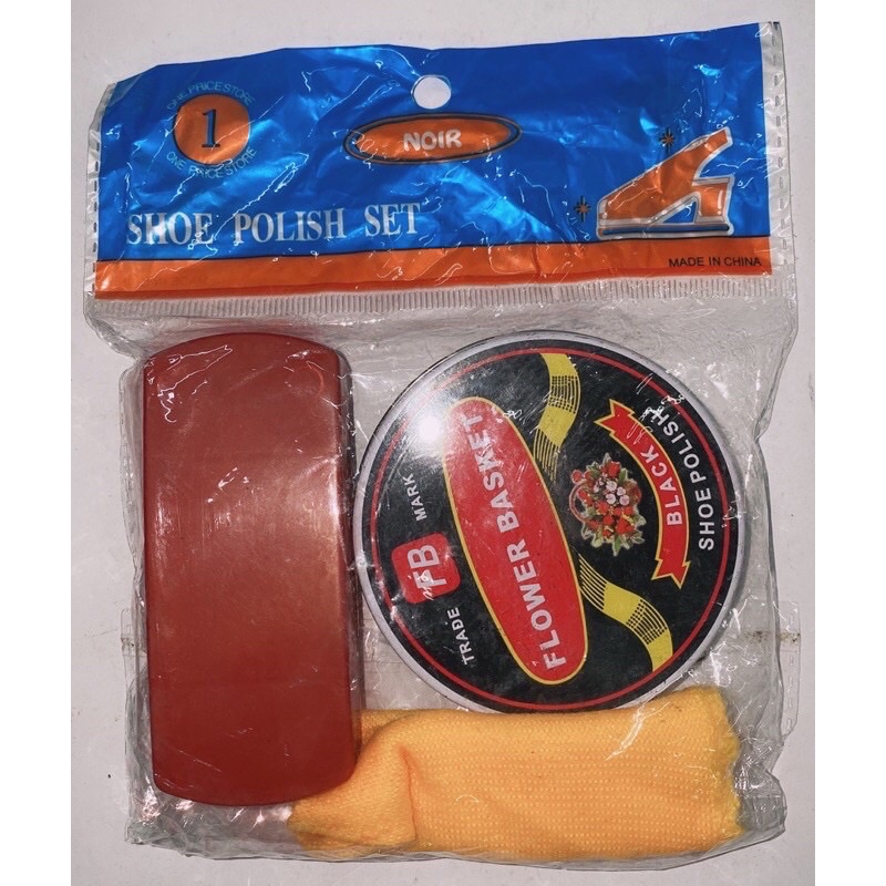 Shoe polish set (black) | Shopee Philippines