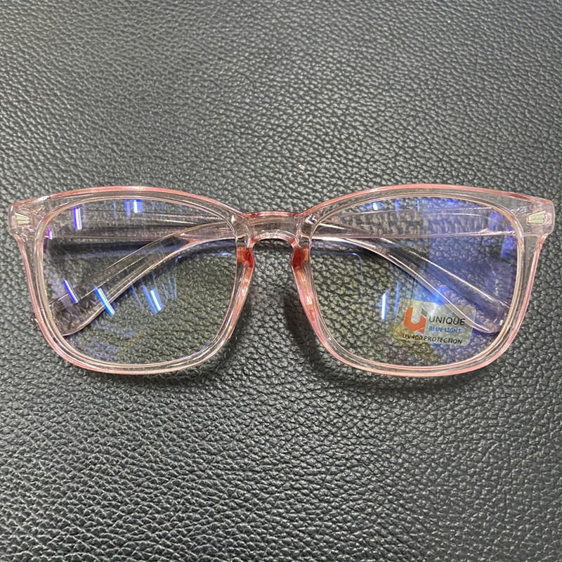 Unisex Square Anti Radiation Eyeglasses Computer Glasses Replaceable ...