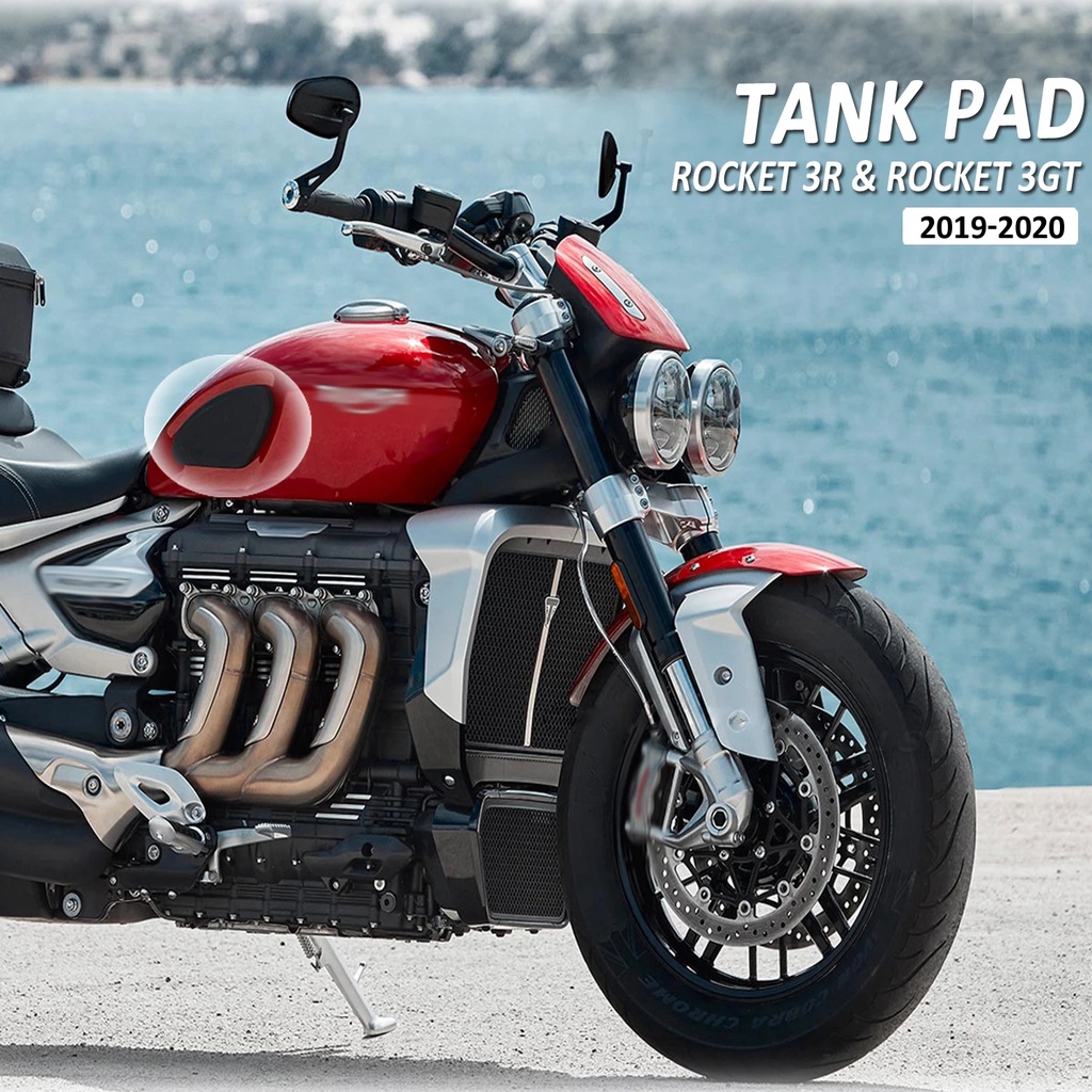 Rocket 3R Rocket 3GT Fuel Tank Pad Rubber Sticker Waterproof Side Fuel ...