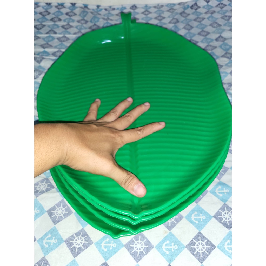 4pcs. multi purpose plate / fruit tray / food platter / Inasal leaf ...