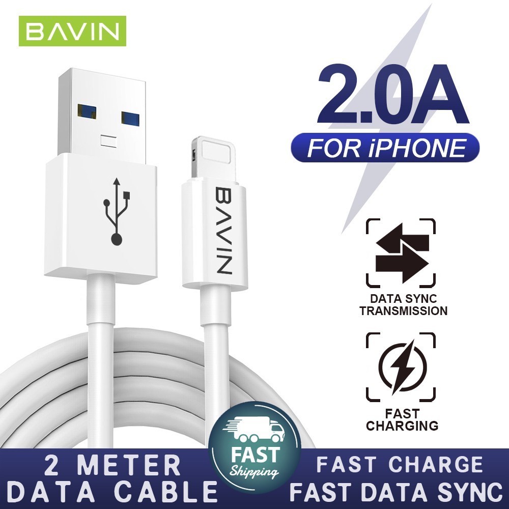 BAVIN【CB008】Data Cable High Speed Transmission USB Cable 1/2/3 Meter ...